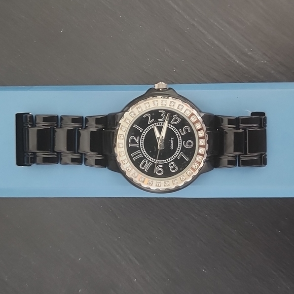 Avon | Accessories | Bold Ladies Black Watch | Poshmark